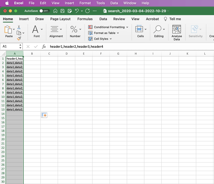 How to correctly open exported CSV files in Excel